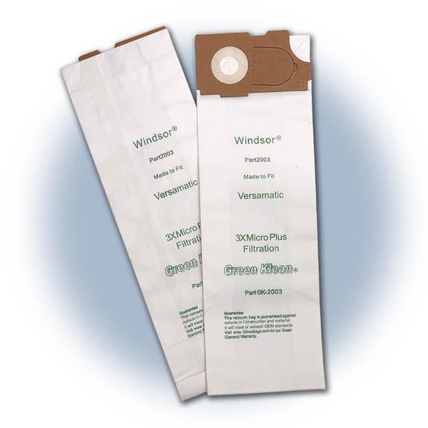 WINDSOR VERSAMATIC VACUUM BAG, PK/10 #2003 – The Janitors Supply Co., Inc.