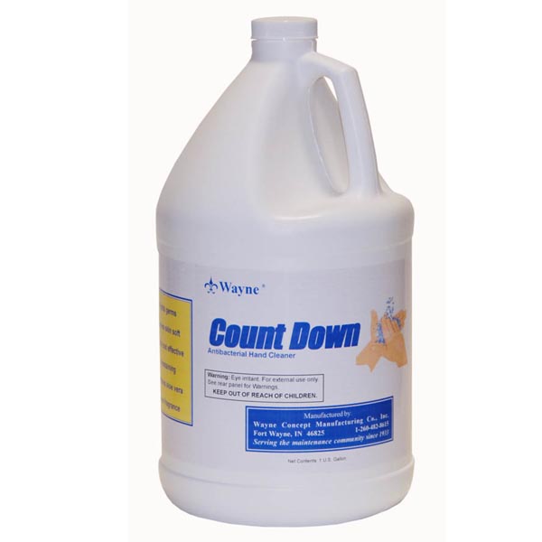 COUNT DOWN ANTIBACTERIAL HAND CLEANER, 1-GAL – The Janitors Supply Co ...