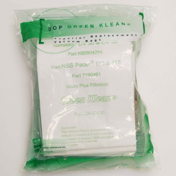NSS PACER 112 & 115 VACUUM BAGS, PK/10 7190461 – The Janitors Supply Co ...
