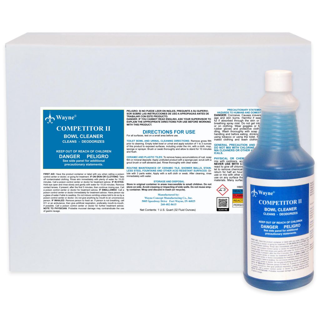 COMPETITOR II BOWL CLEANER – The Janitors Supply Co., Inc.