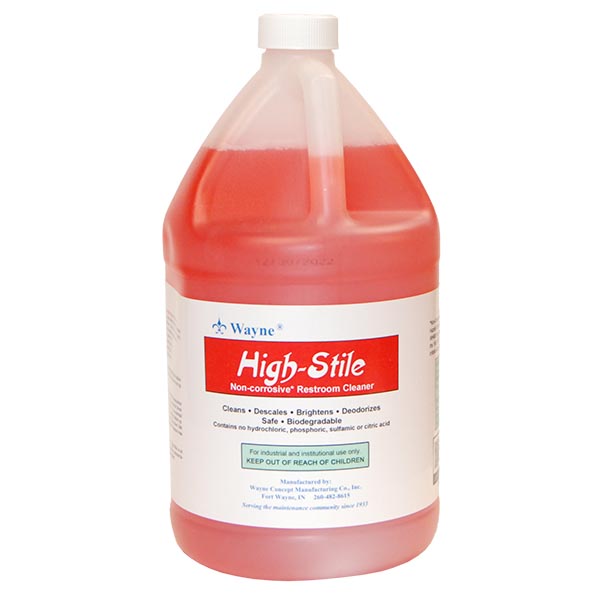 HIGH-STILE NON-CORROSIVE RESTROOM CLEANER – The Janitors Supply Co., Inc.